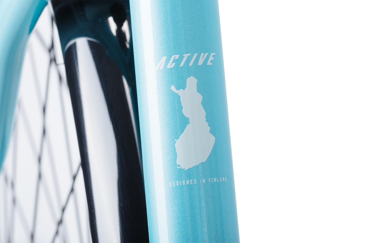 Active Max 117 naisten hybridipyörä turkoosi - Kuntokauppa.fi