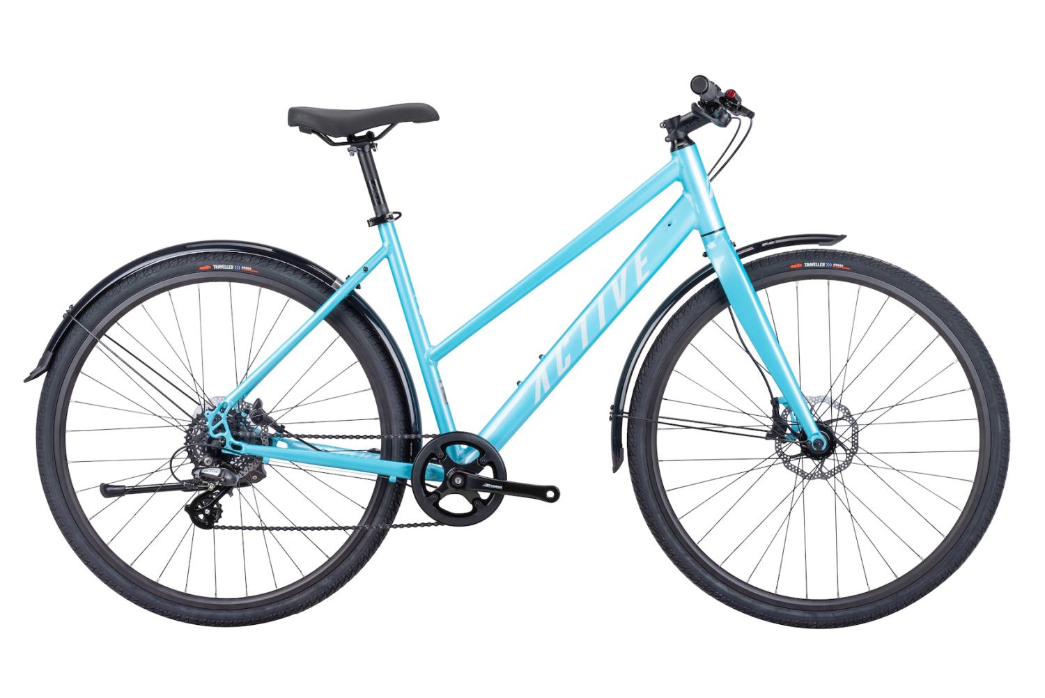 Active Max 117 naisten hybridipyörä turkoosi - Kuntokauppa.fi